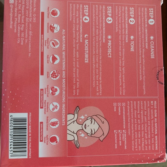 Hello Glow | Skincare | Hello Glow Whitening Set | Poshmark